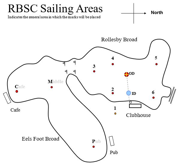 RBSC Marks – Rollesby Broad Sailing Club